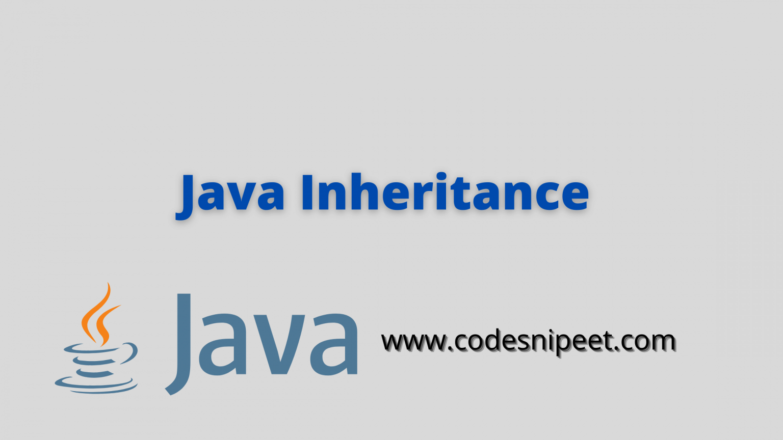 Java OOP Archives | Codesnipeet.com