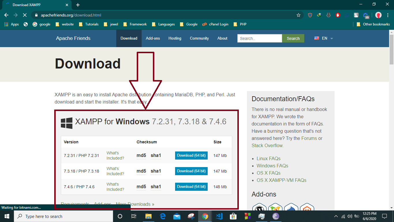 How to install xampp in windows 10 | Codesnipeet