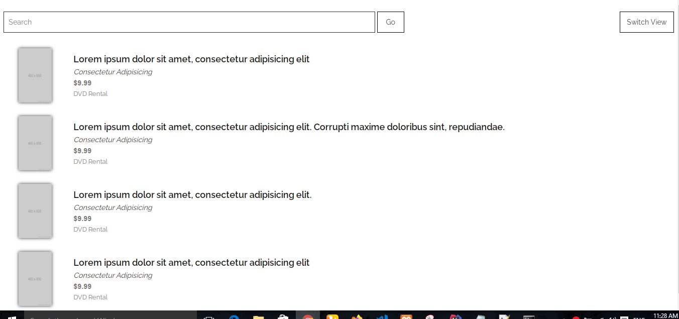Ecommerce product list HTML CSS and javascript | Codesnipeet