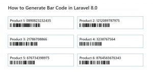 How to Generate Bar Code in Laravel 8.0 Example Tutorial | Codesnipeet.com